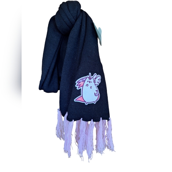 Pusheen | Accessories | Pusheen Cat Super Pusheenicorn Black Scarf With ...
